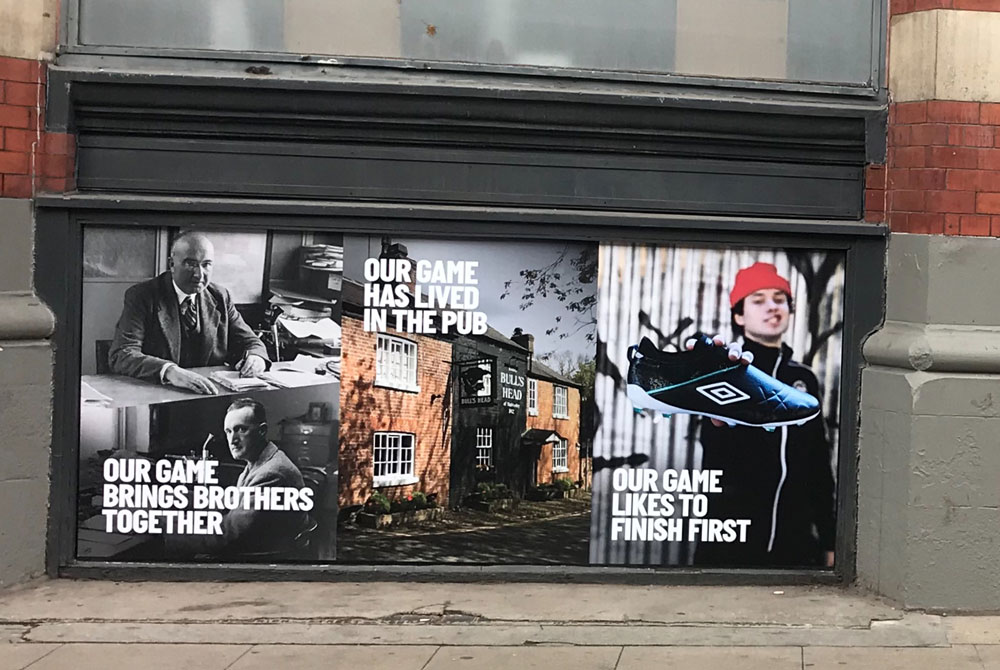 Umbro celebrates its 95th Year. | The Bulls Head Pub Mobberley