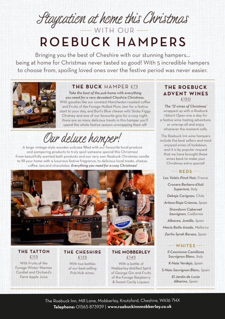 Roebuck Hampers | The Bulls Head Pub Mobberley