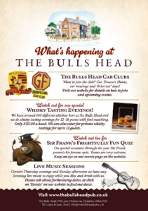Events & Music | The Bulls Head Pub Mobberley