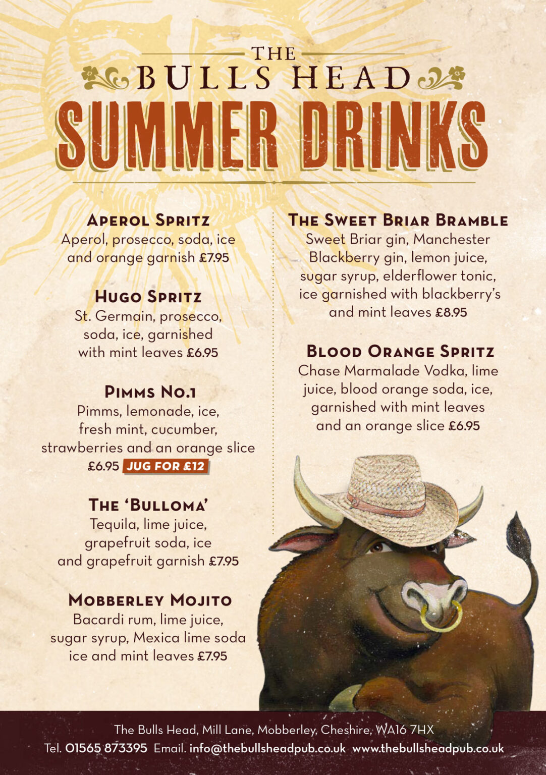 Events & Music | The Bulls Head Pub Mobberley